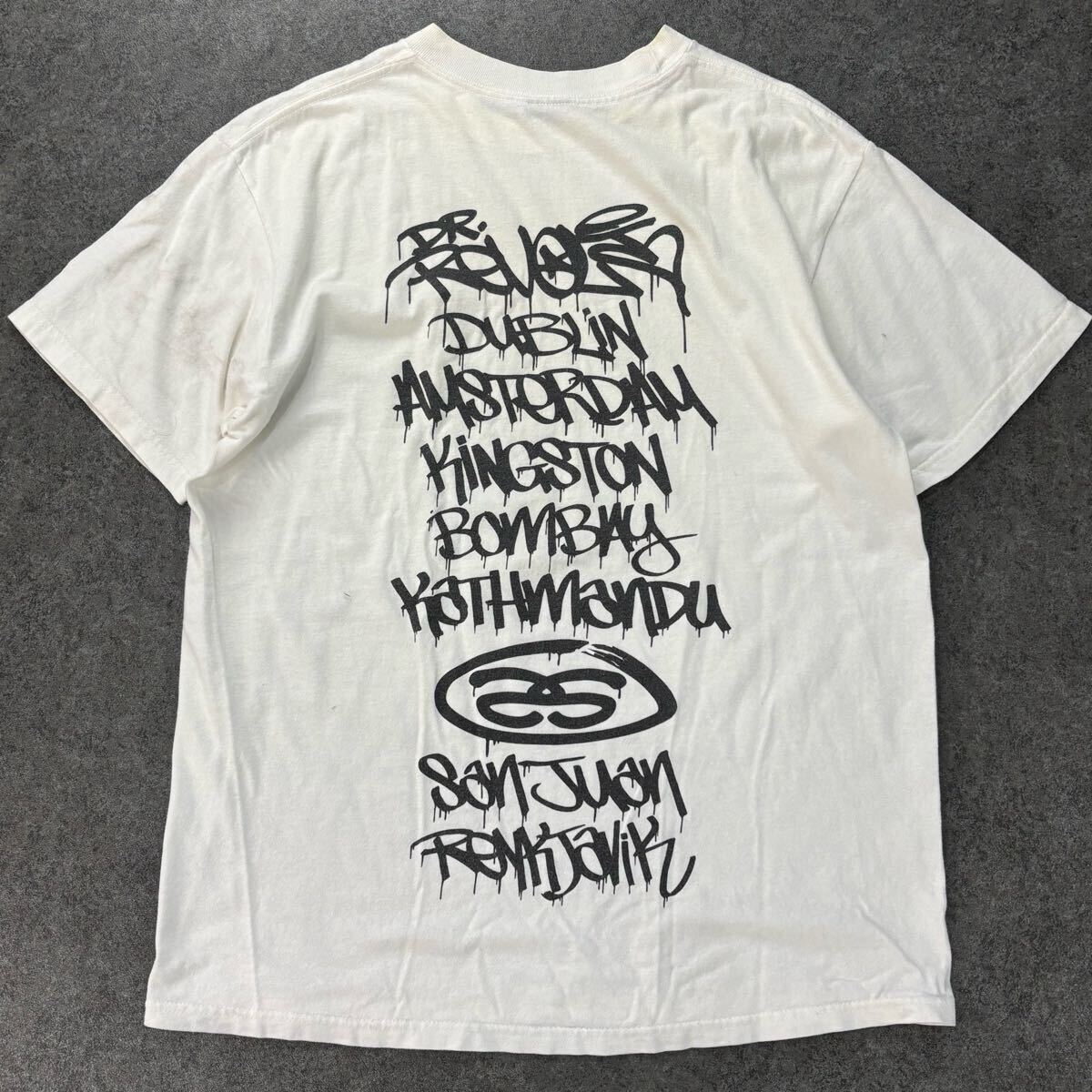 00s archive OLD STUSSY Mark Ward World Tour Tee オールド 00s archive OLD STUSSY Mark Ward World Tour Tee オールド