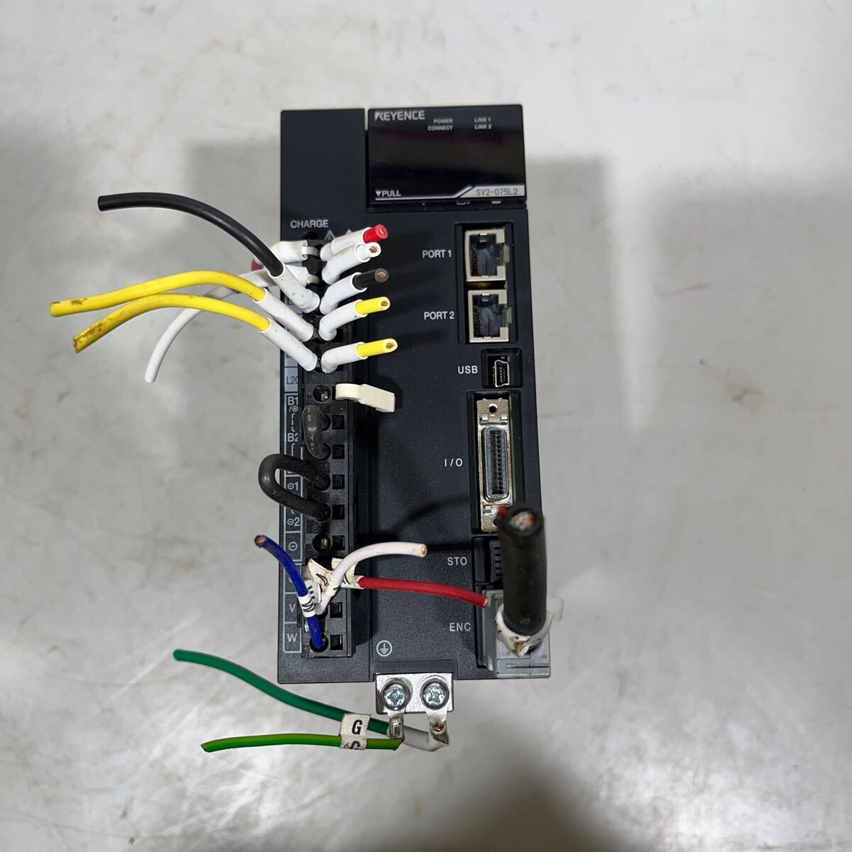 Yahoo!オークション - GB-5425 KEYENCE キーエンス SV2-075L2 サーボモ...