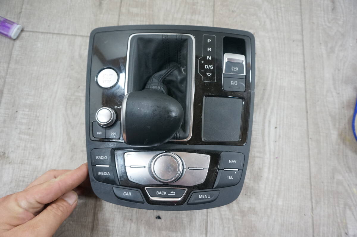 Yahoo!オークション - C041 (アウディ A6 アバント) ナビ シフト スイ...