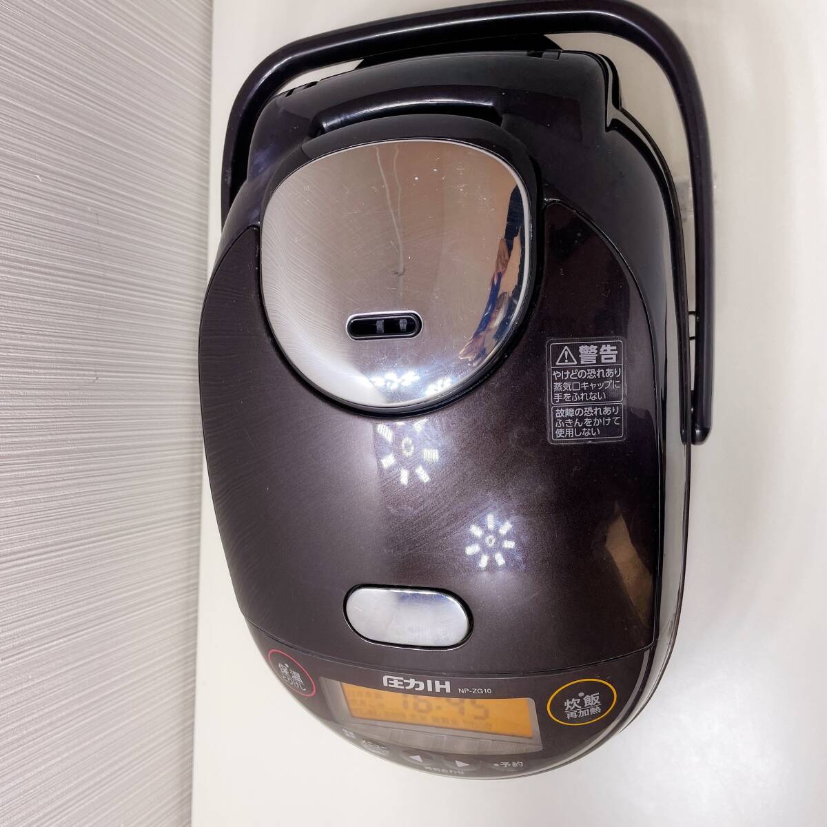 Yahoo!オークション - (オ119) NP-ZG10-TD ZOJIRUSHI 象印圧力IH炊飯ジ...