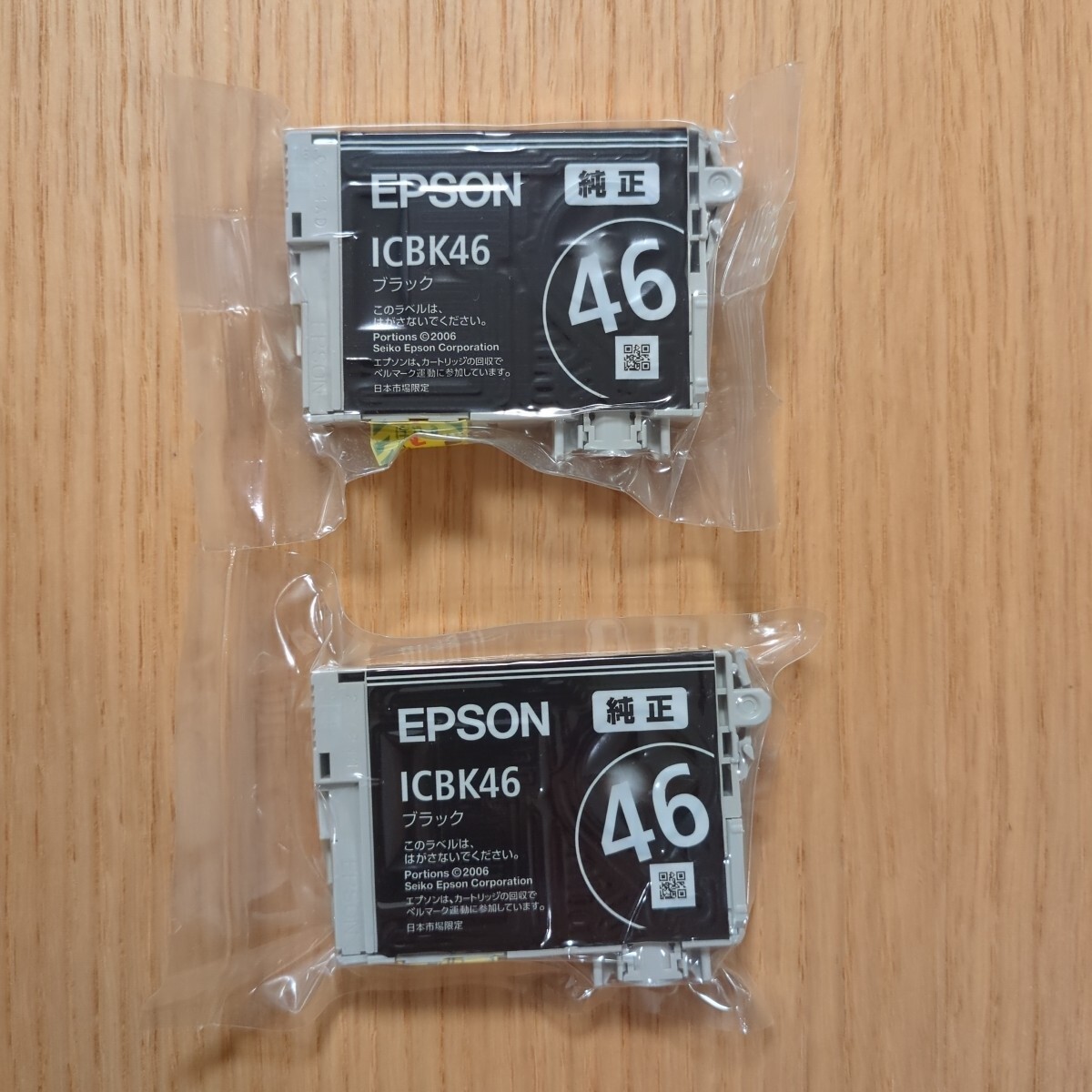 Yahoo!オークション - EPSON 純正インク ICBK46 2個セット 未使用未開...