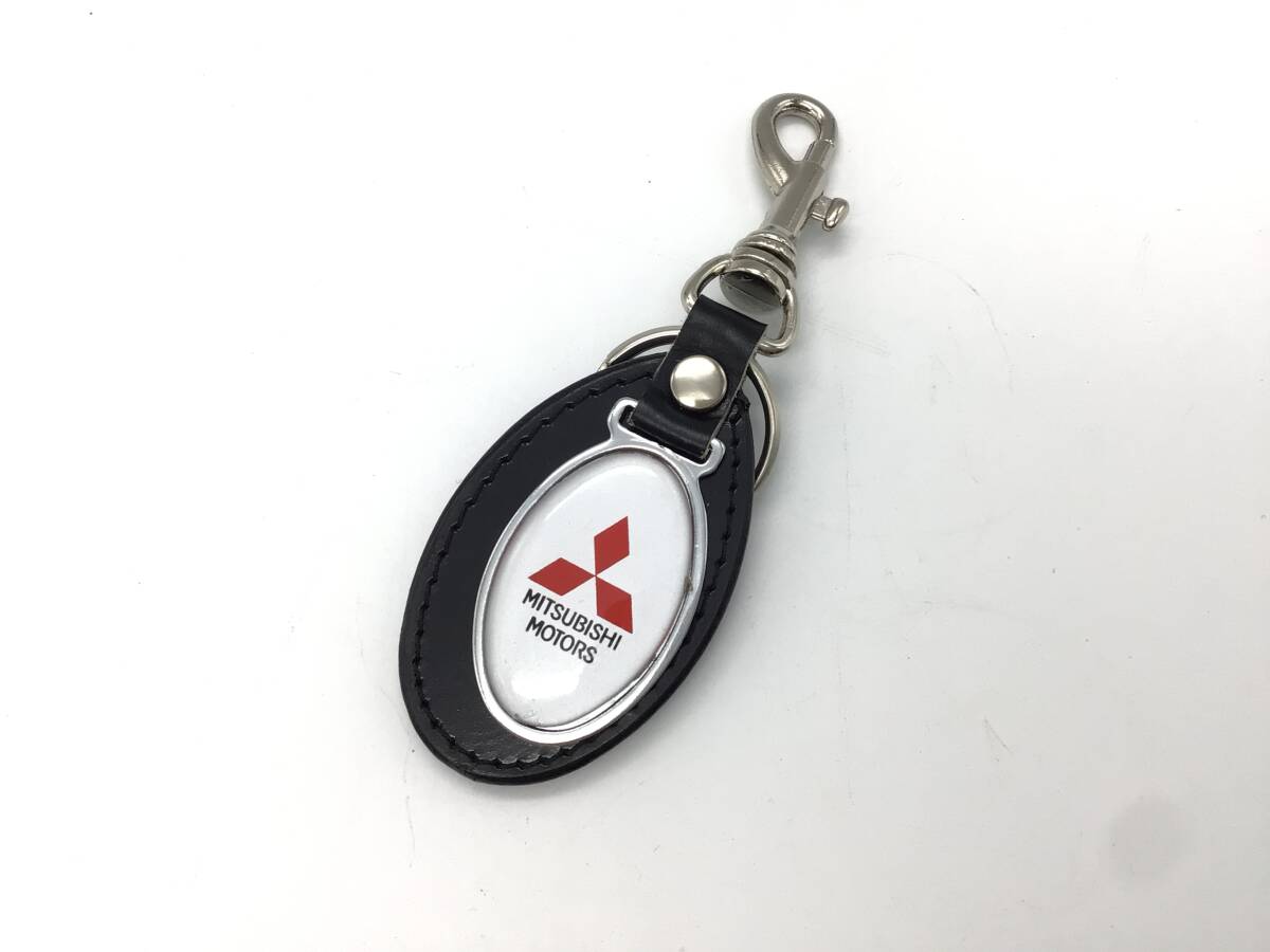 Yahoo!オークション - 2361 MITSUBISHI MOTORS レザーキーホルダー キ...