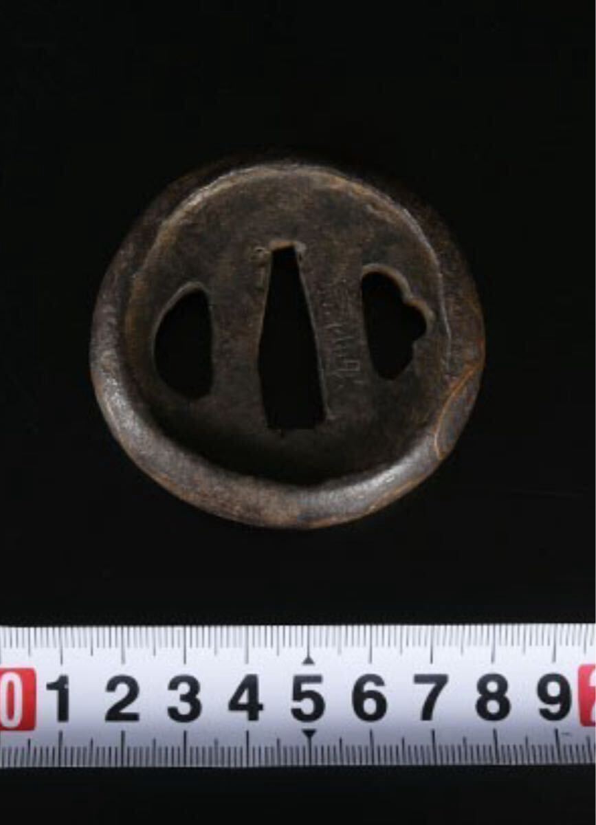 Yahoo!オークション - 刀装具 國廣 銘 鉄地 龍図 象嵌 鍔 重量 約168g ...