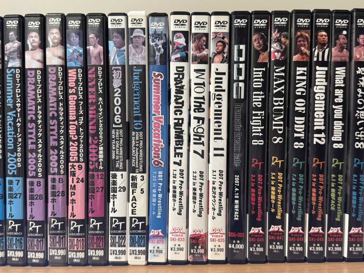 Yahoo!オークション - プロレスDVD 33本セット まとめ売り DDT Pro-Wre...
