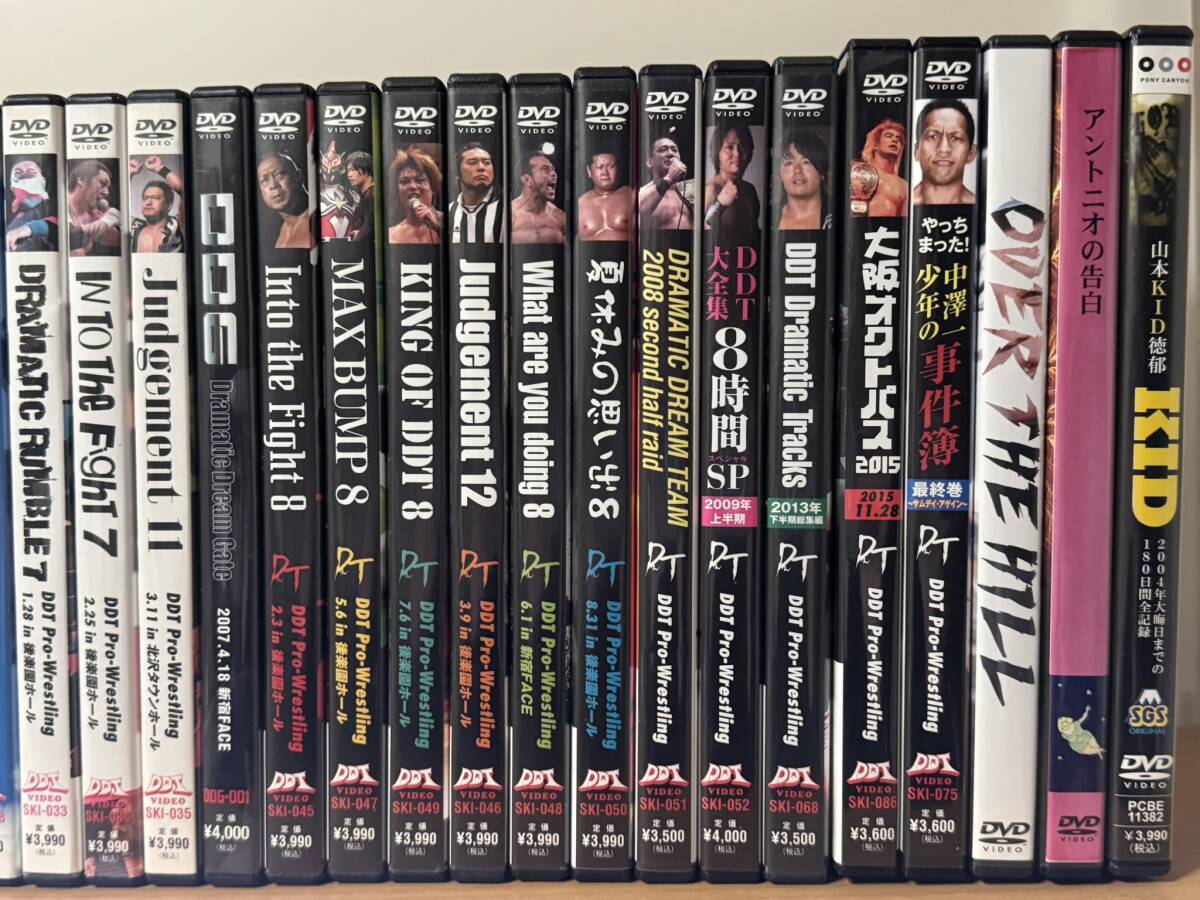 Yahoo!オークション - プロレスDVD 33本セット まとめ売り DDT Pro-Wre...
