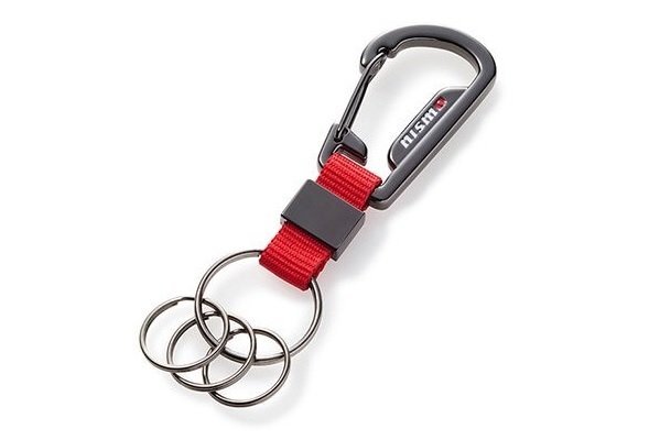 Yahoo!オークション - 日産純正 nismo カラビナキーリング(レッド) ZE1...