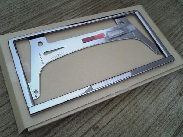 Yahoo!オークション - 日産純正 V35 スカイライン 専用 スモークナンバ...