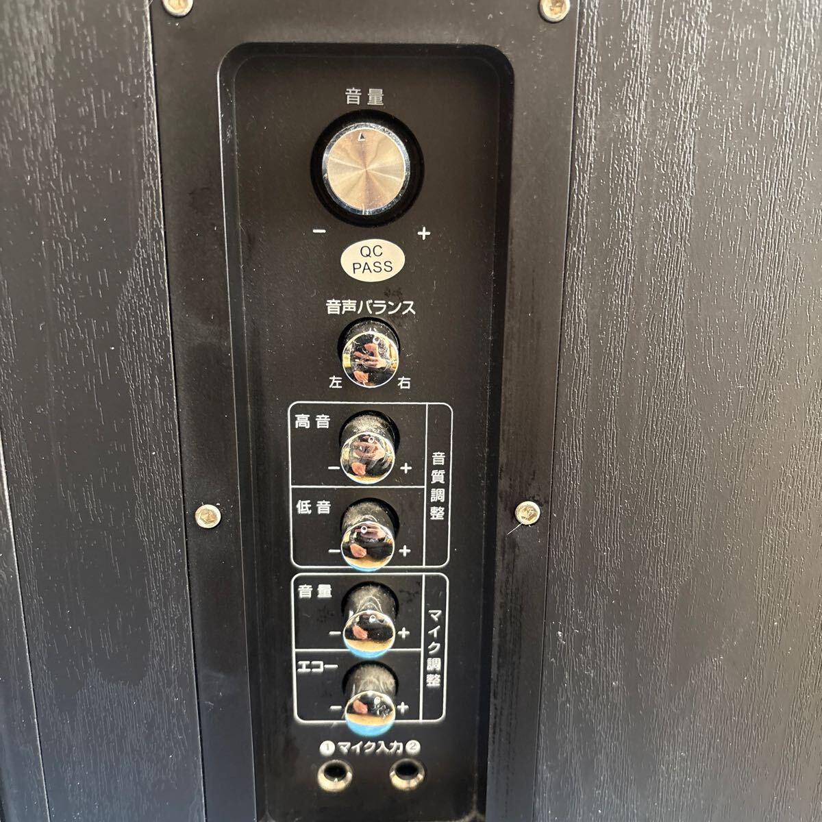 Yahoo!オークション - TS-120BW クマザキエイム アンプ内蔵タワースピ...