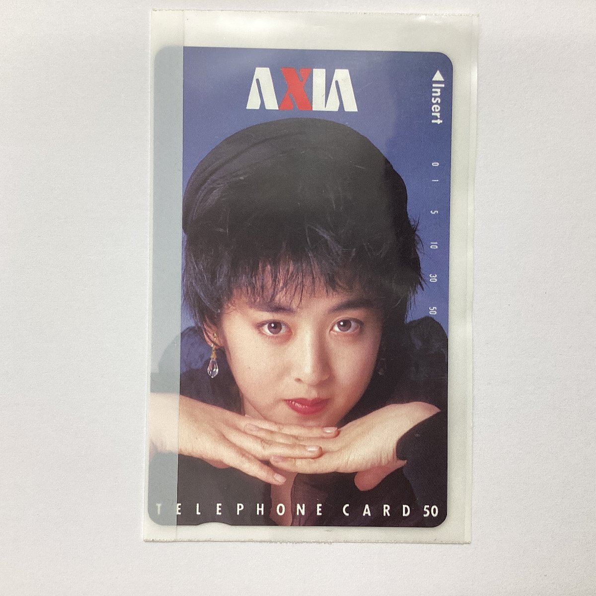 Yahoo!オークション - 未使用 テレホンカード 斉藤由貴 AXIA 50度数 ア...