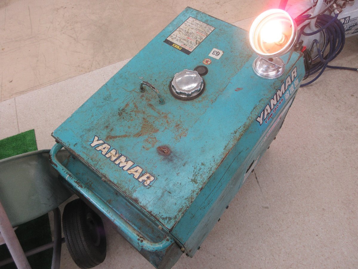 Yahoo!オークション - 引取限定 YANMAR 発電溶接機 YGW150SS ガソリン ...