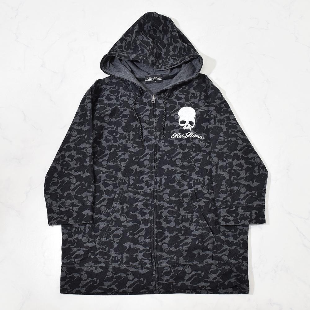 Yahoo!オークション - ロエン Re Roen 総柄 スカル 髑髏 スカルカモ 迷...