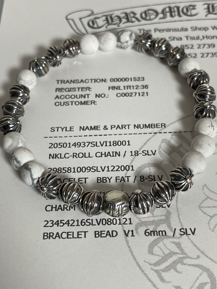 美品/クロムハーツ/Chrome hearts/ビーズ ブレスレッド V1 美品/クロムハーツ/Chrome hearts/ビーズ ブレスレッド V1