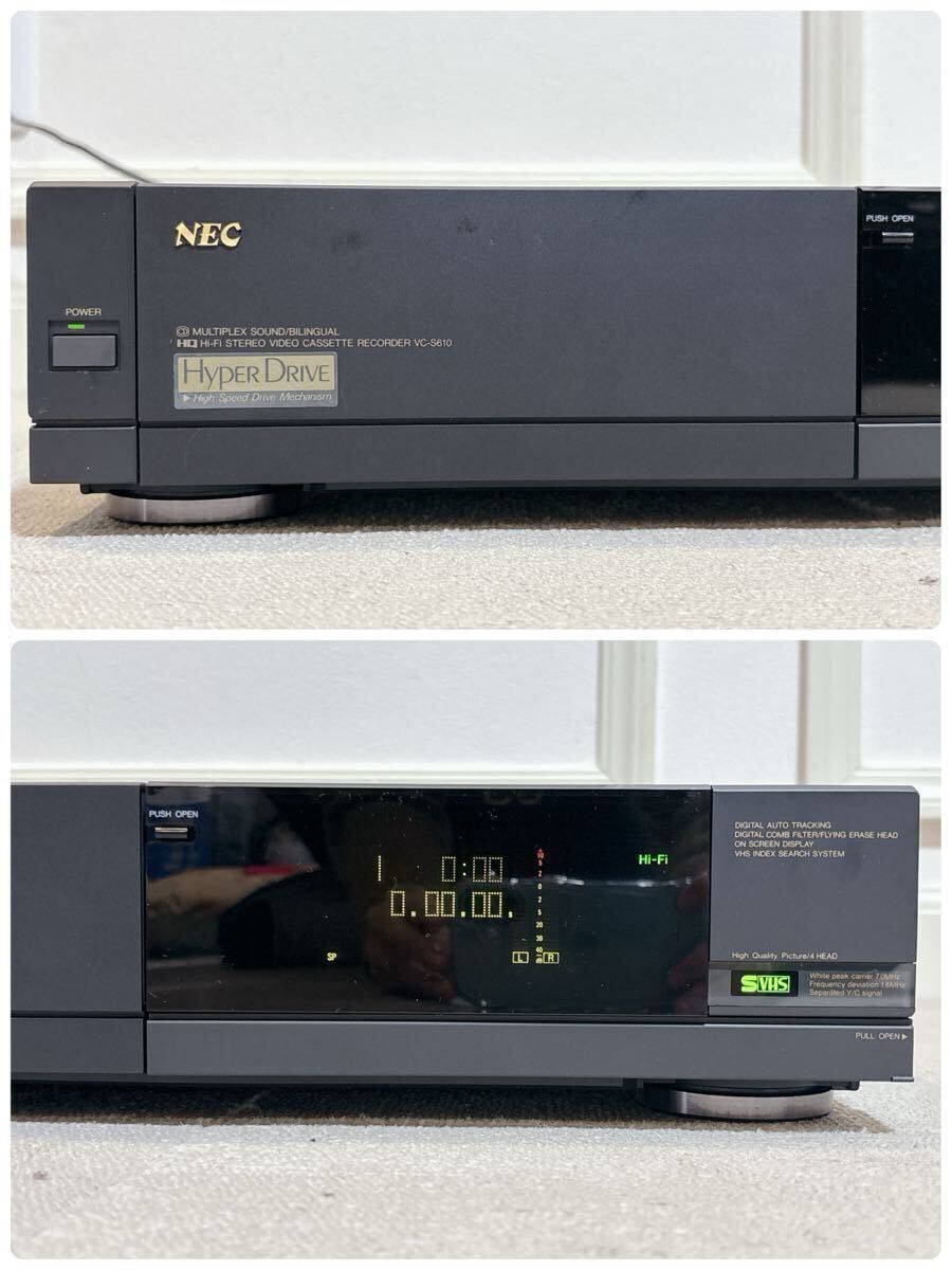 Yahoo!オークション - NEC VC-S610 ビデオカセットレコーダー S-VHS Hi...