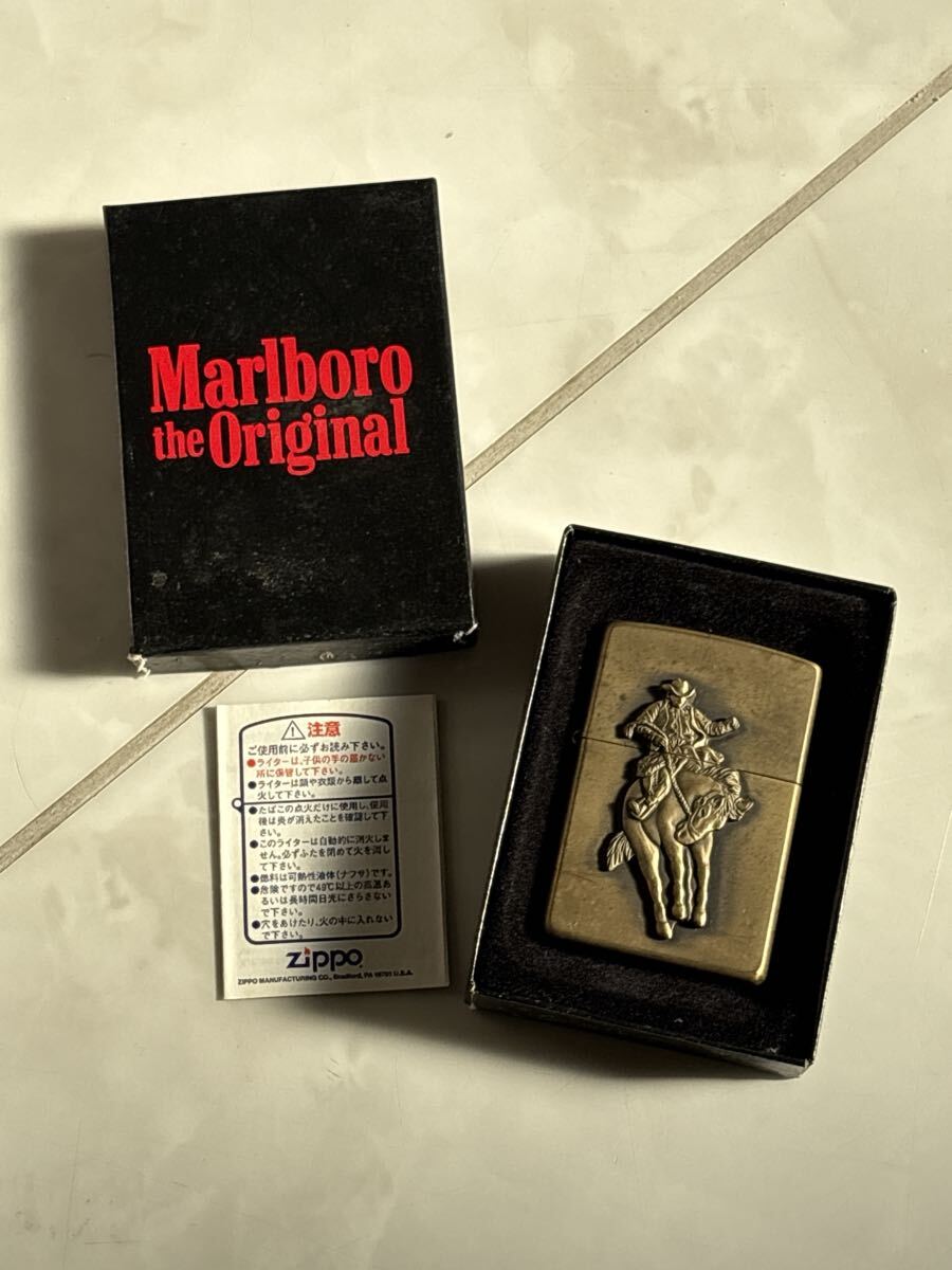 ① Marlboro the Original ZIPPO XIV BRADFORD.PA. マルボロ カウボーイ(Zippo)｜売買されたオークション情報、yahooの商品情報をアーカイブ ...