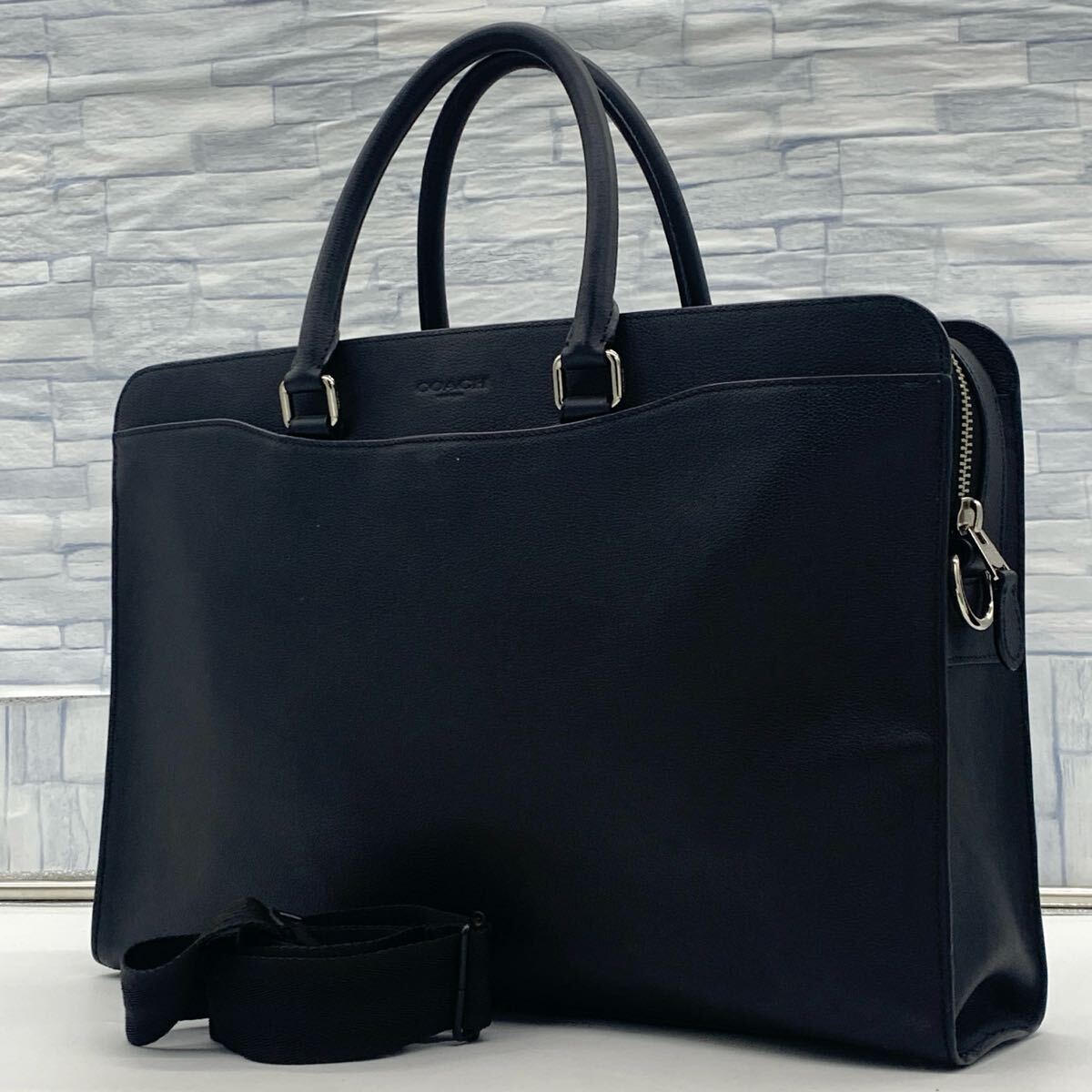 Yahoo!オークション - 極美品 COACH コーチ ビジネスバッグ トート F73...