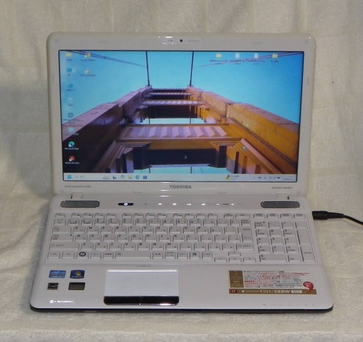 Yahoo!オークション - D187東芝 dynabook T551/58BW i7-2630QM SSHD 6G...