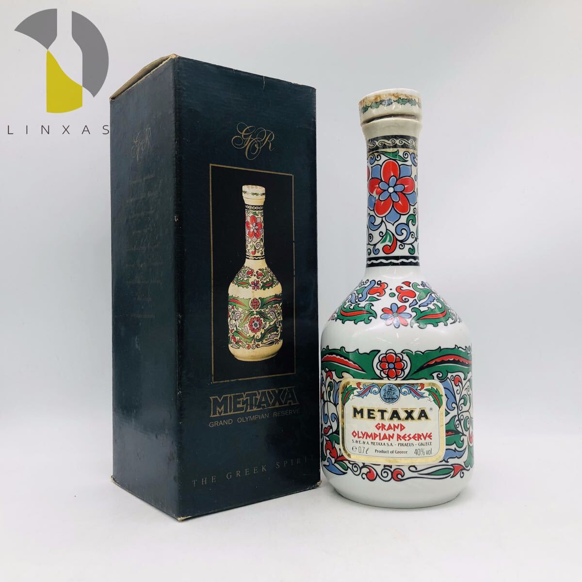 Yahoo!オークション - 【未開栓】METAXA メタクサ 陶器ボトル 古酒 700...