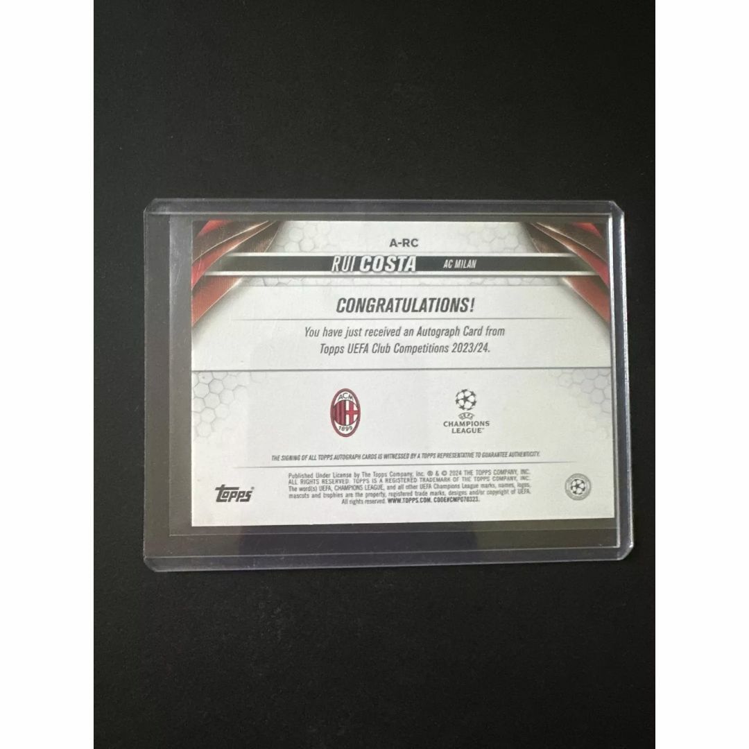 ルイ コスタ 直筆サイン Silver Refractor】 2024 Topps Uefa ルイ コスタ 直筆サイン Silver Refractor】 2024 Topps Uefa