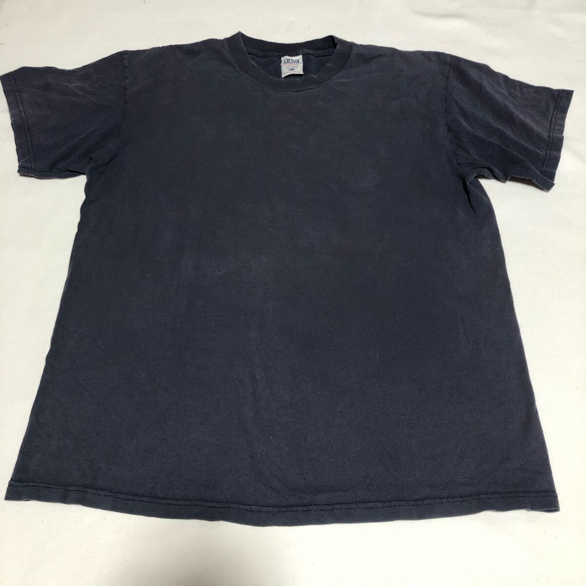 Yahoo!オークション - 90s vintage ヴィンテージ anvil 無地 Tシャツ U...