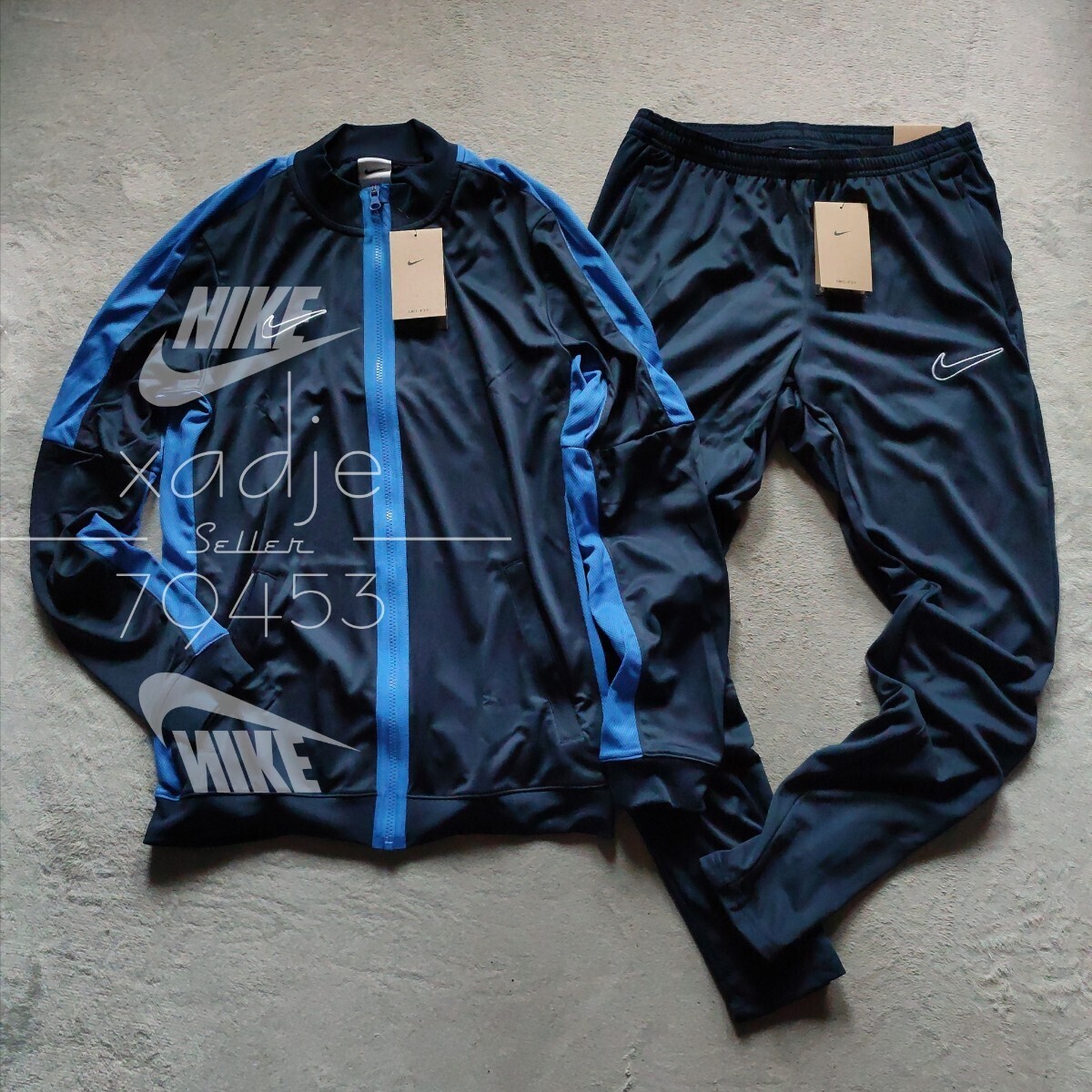 新品 正規品 NIKE ナイキ 上下セット セットアップ ジャージ 紺 新品 正規品 NIKE ナイキ 上下セット セットアップ ジャージ 紺