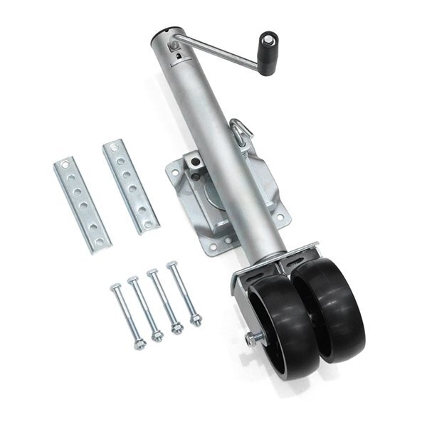 Yahoo!オークション - ю ダブルホイール トレーラージャッキ 耐久荷重...