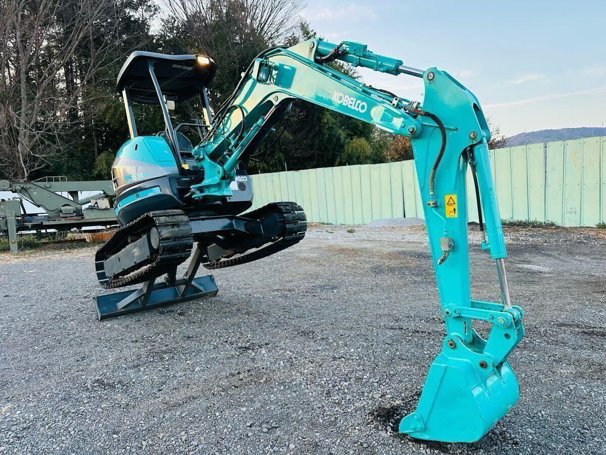 Yahoo!オークション - ミニ油圧ショベル コベルコ(kobelco) SK35-3 配...