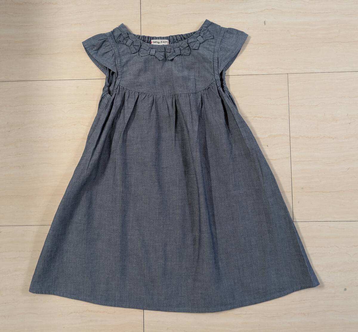 Yahoo!オークション - any FAM キュートな装飾 ワンピース サイズ120