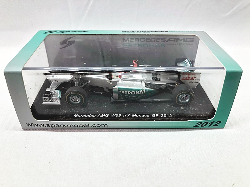 Yahoo!オークション - スパーク 1/43 メルセデス AMG W03 n°7 モナコG...