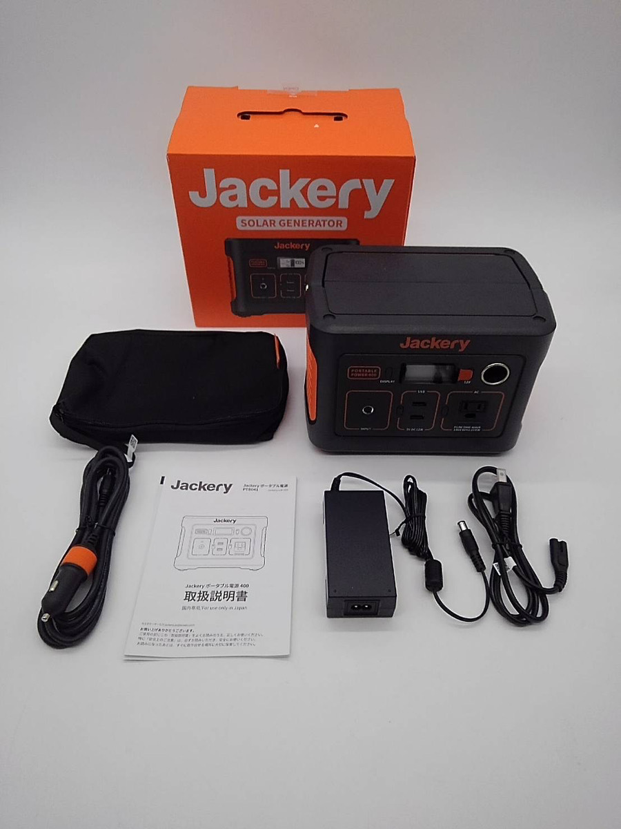 Yahoo!オークション - 【H№2625】Jackery ポータブル電源 400 大容量 ...