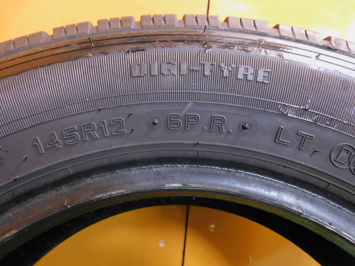 Yahoo!オークション - 145R12 6P.R LT DUNLOP 軽バン 軽トラ 製造年202...