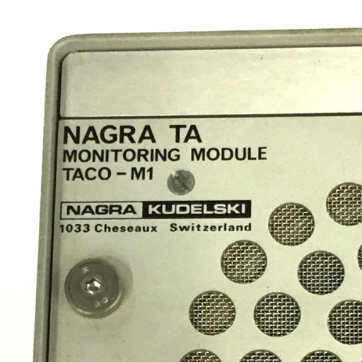 Yahoo!オークション - 1円 NAGRA KUDELSKI TA TACO-M1 モニタリングモ...