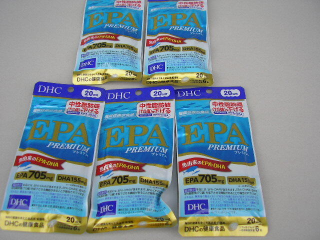 Yahoo!オークション - 新品・DHC EPA プレミアム 20日分 5袋