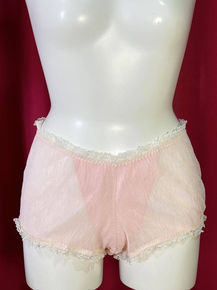 Yahoo!オークション - S074 しまむら フレアパンツ サイズL ピンク 透...