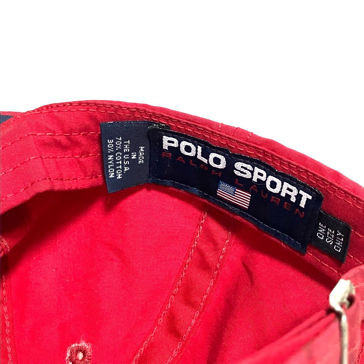 USA製 POLO SPORT ポロスポーツ 90's 90年代 コットンxナイロン USA製 POLO SPORT ポロスポーツ 90's 90年代 コットンxナイロン