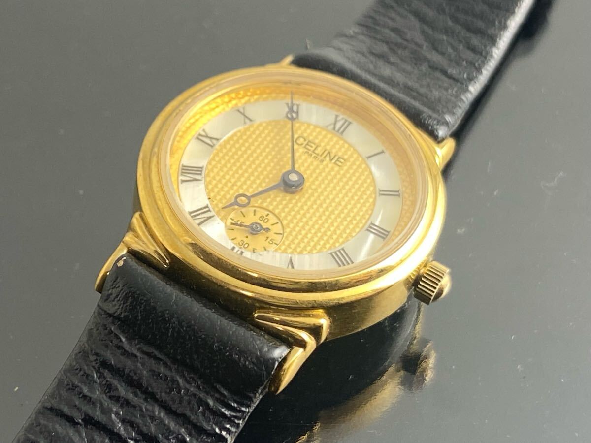 1円~☆レディース腕時計 クォーツ スモセコ SWISS セリーヌ 1円~☆レディース腕時計 クォーツ スモセコ SWISS セリーヌ