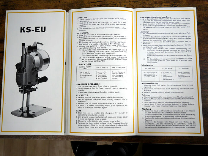 Yahoo!オークション - 【使用頻度少なめ】km ケーエム裁断機 KS-EU 布...