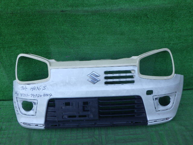 Yahoo!オークション - HA36S アルト ターボRS 純正フロントバンパー 白...