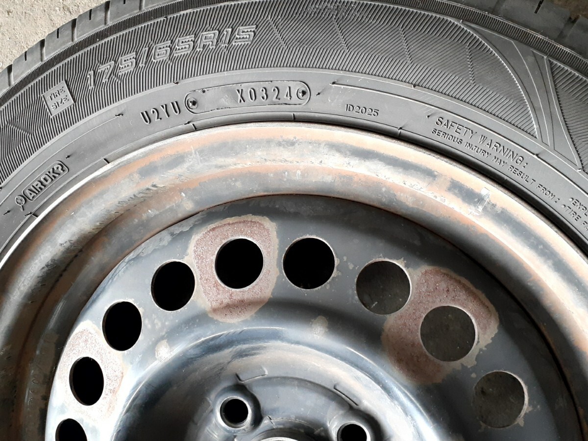 Yahoo!オークション - ZE2 インサイト 15インチ スチールホイール 1本...