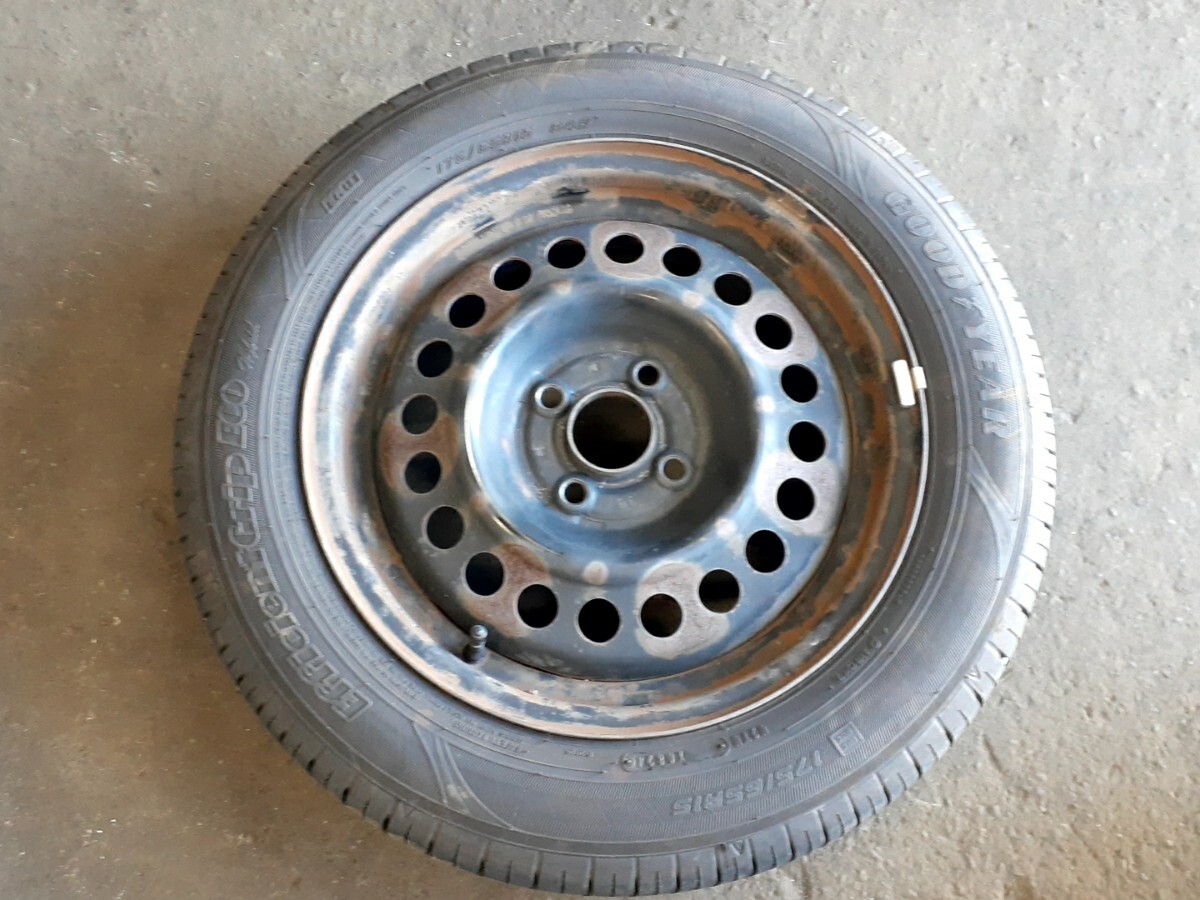 Yahoo!オークション - ZE2 インサイト 15インチ スチールホイール 1本...