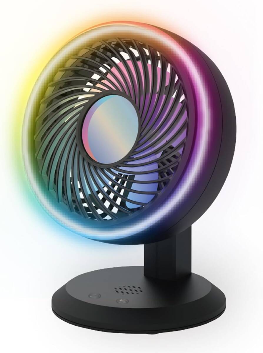 Yahoo!オークション - 卓上扇風機 イルミネーション FAN ゲーミング Ty...
