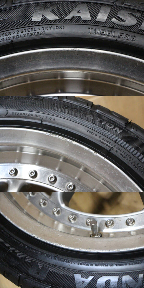 Yahoo!オークション - B789 当時物 絶版 希少 レア ENKEI RACING S 2ピ...