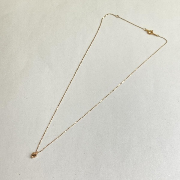 Yahoo!オークション - エテ ete ネックレス - K18PG ハート 美品 アク...