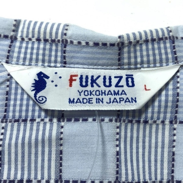 Yahoo!オークション - フクゾー FUKUZO 七分袖シャツ サイズL - ライト...