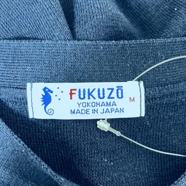 Yahoo!オークション - フクゾー FUKUZO カーディガン サイズM - ネイビ...