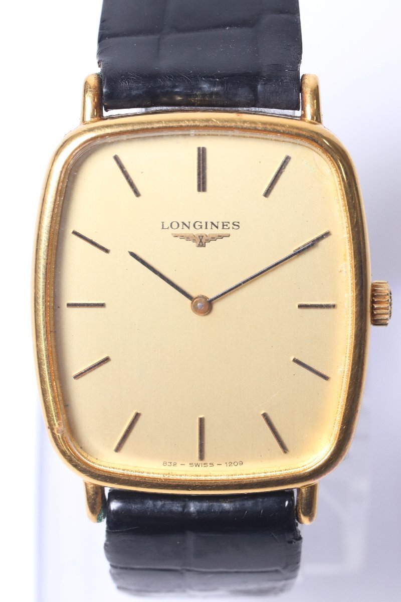 LONGINES ロンジン 832 1209 Cal.523 スクエア 手巻き メンズ 腕時計 6816-TE(その他)｜売買されたオークション情報、yahooの商品情報をアーカイブ公開 ...