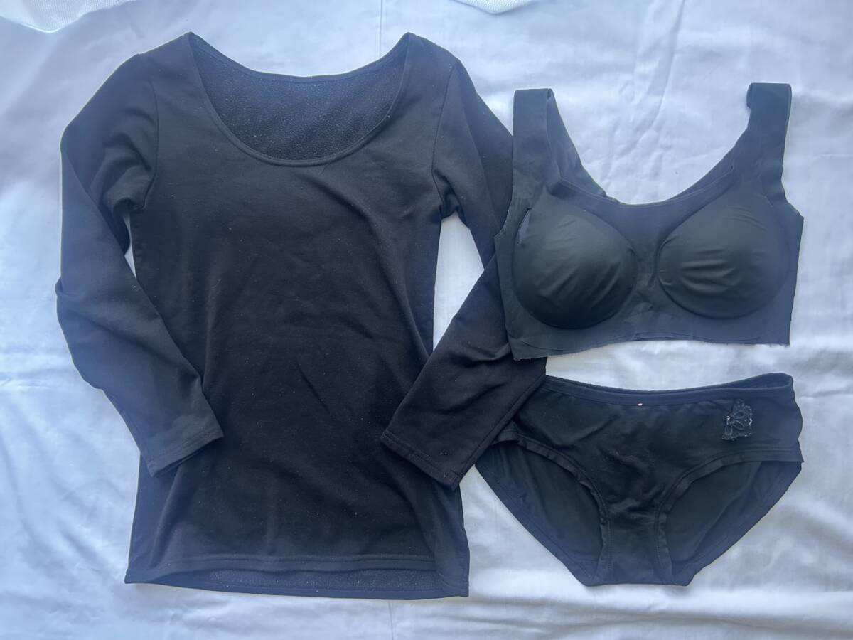 Yahoo!オークション - 2696 下着 インナーウェア 長袖シャツ ブラジャ...