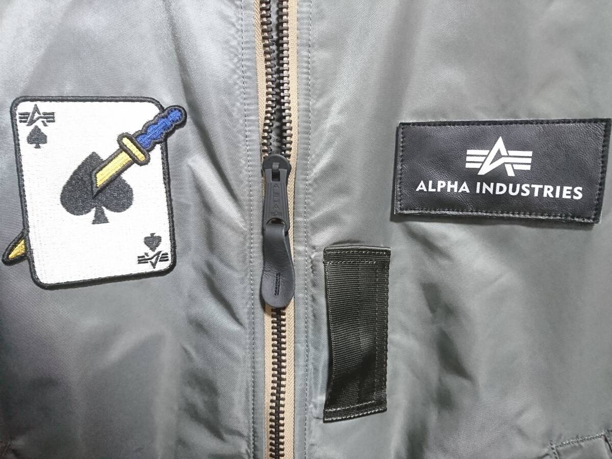 Yahoo!オークション - ALPHA INDUSTRIES MA-1 アルファインダストリー...