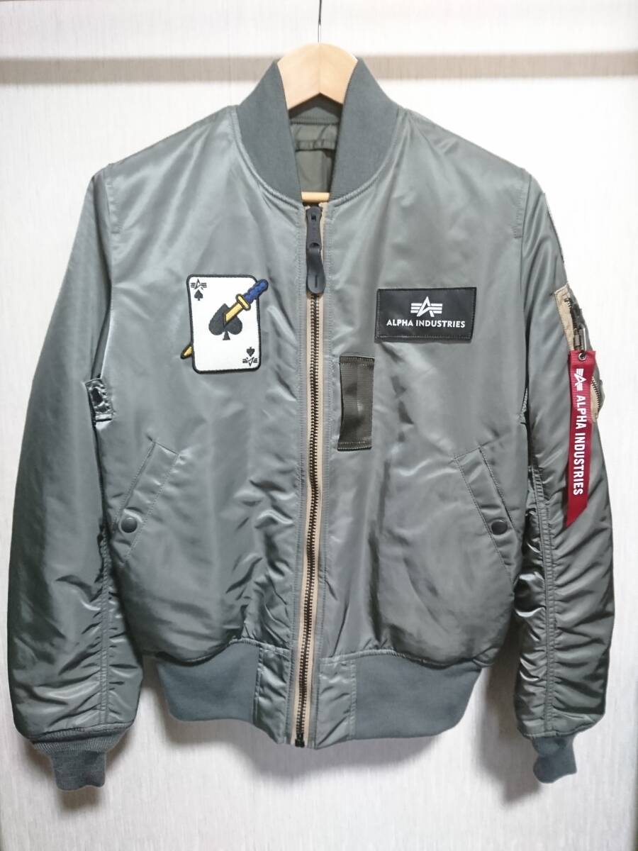Yahoo!オークション - ALPHA INDUSTRIES MA-1 アルファインダストリー...