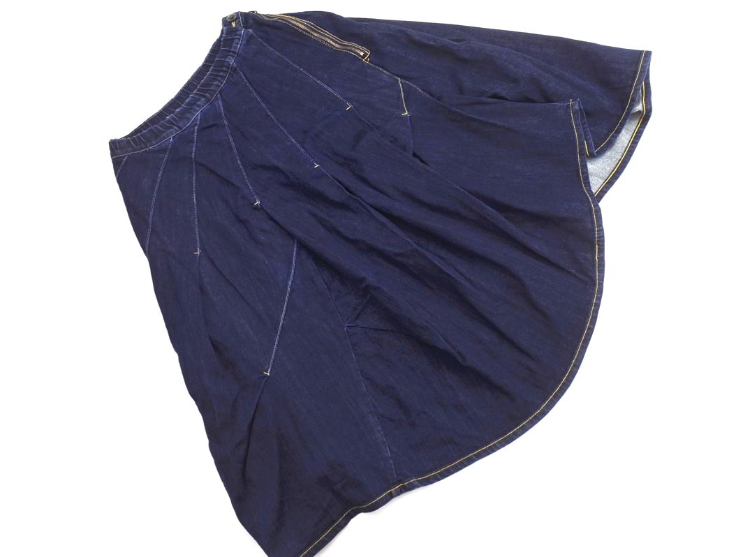 mercibeaucoup メルシーボークー フレア デニムスカート size0/紺 fdc3 レディース(女性用)｜売買されたオークション情報、yahooの商品情報をアーカイブ公開 ...