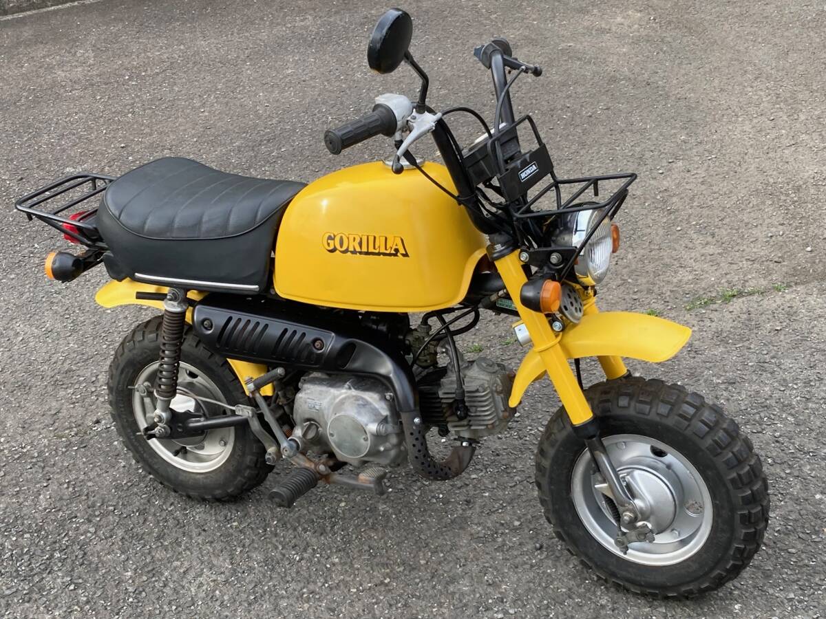Yahoo!オークション - ゴリラ ノーマル Z50J 6V 4速 実働 書類付き 49c...